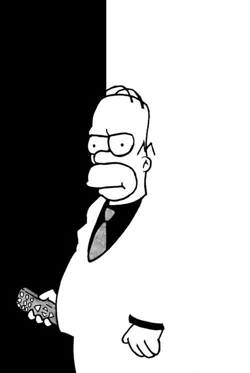 QUADRO SIMPSON - HOMER SCARFACE - QuadriEM